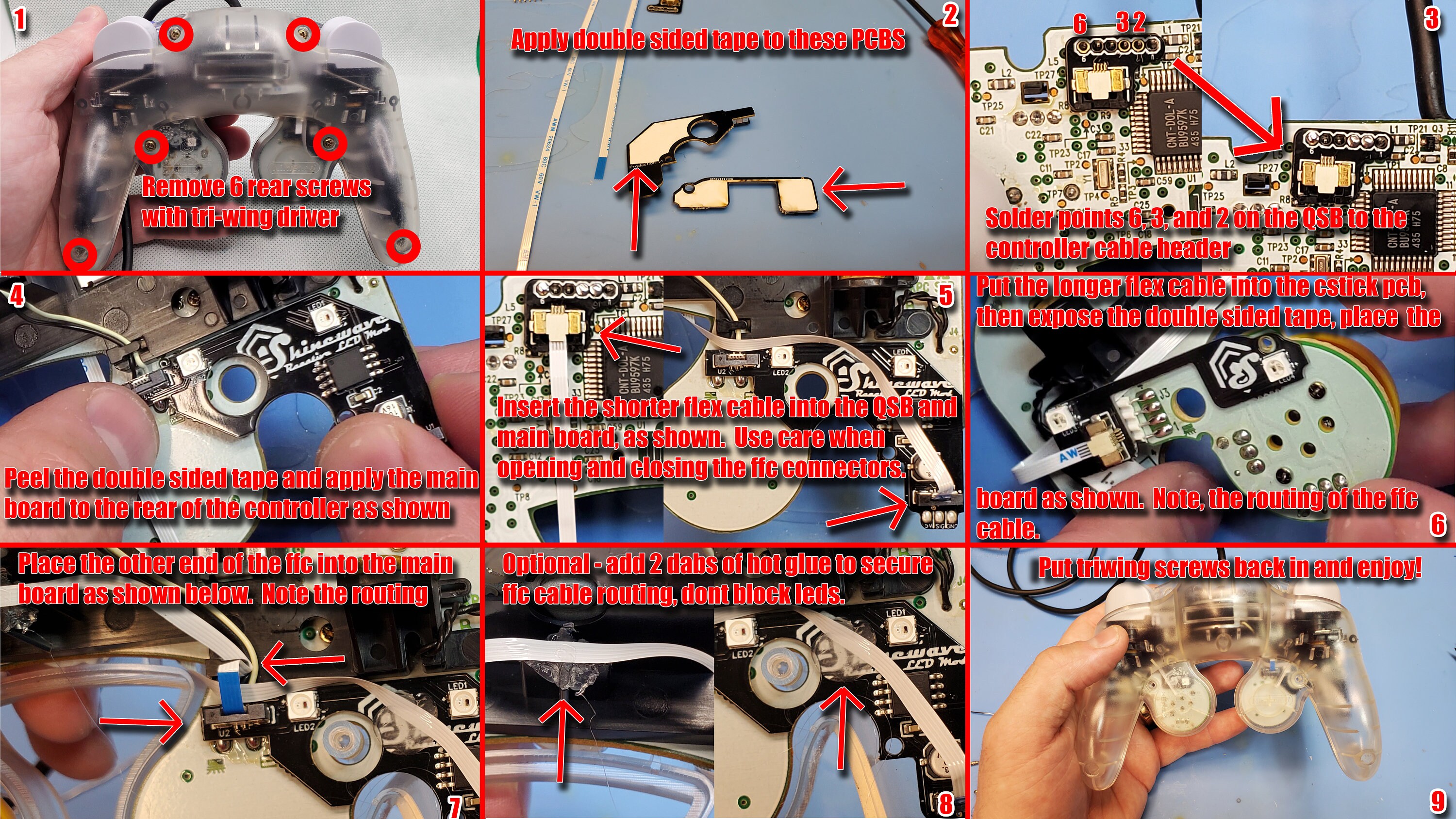 Shinewave Reactive LED Mod for the Gamecube Kit - Etsy