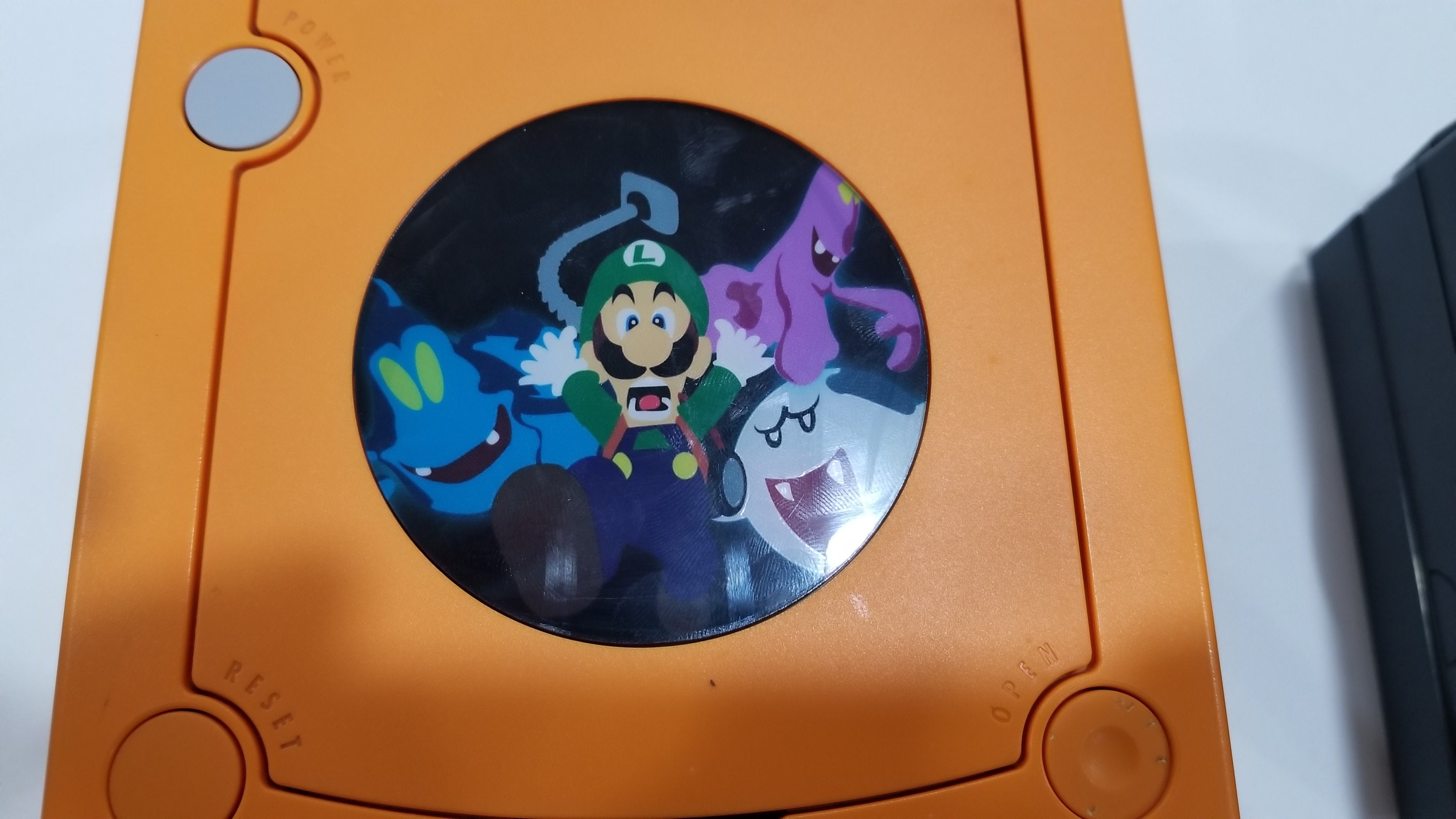 Luigi's Mansion Custom Gamecube Jewel Badge Faceplate - Etsy
