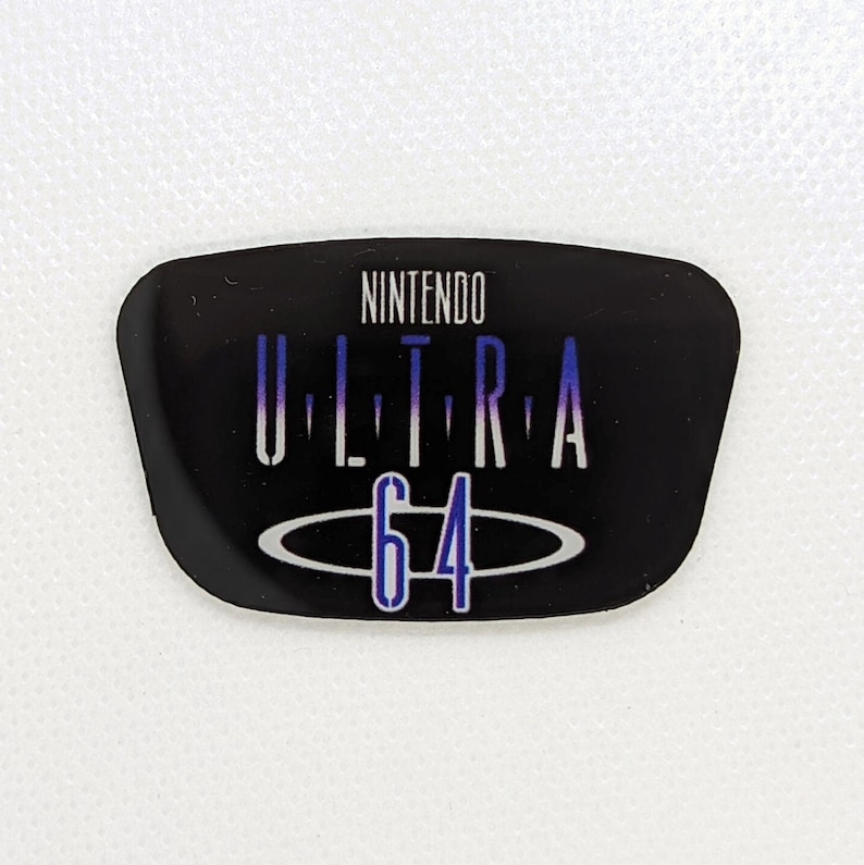 Purple Ultra 64 Custom Nintendo 64 Jewel Badge Faceplate - Etsy