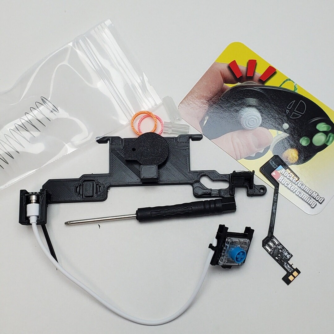 Black Right Only Digital Trigger Gamecube Controller Mod Kit - Etsy