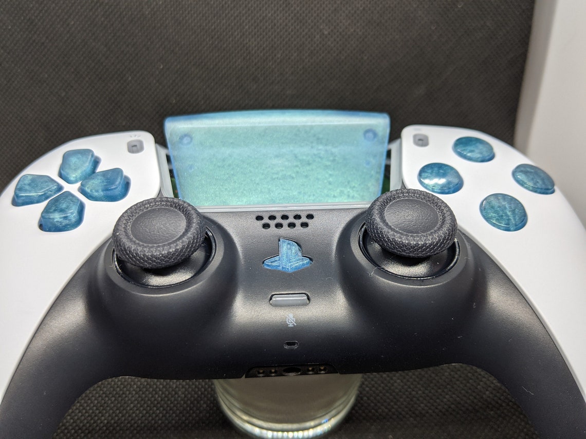 PS5 Dualsense Cast Resin Buttons Blue/green Pearl Face | Etsy