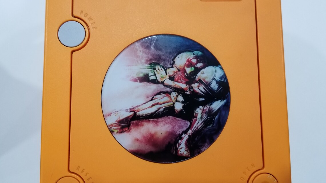Samus Blaster Metroid Prime Custom Gamecube Jewel Badge | Etsy