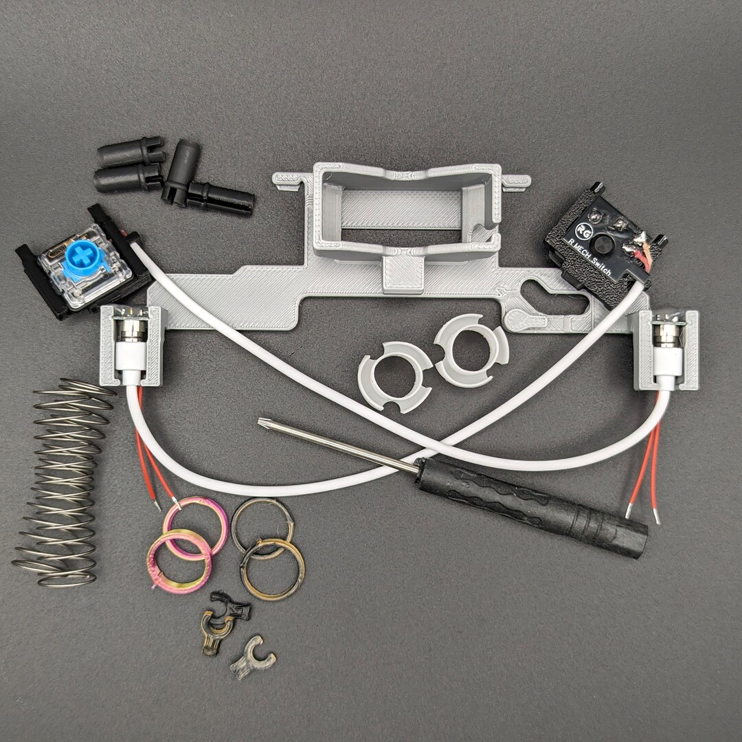 Gray Digital Trigger Gamecube Controller Mod Kit OEM Rumble - Etsy