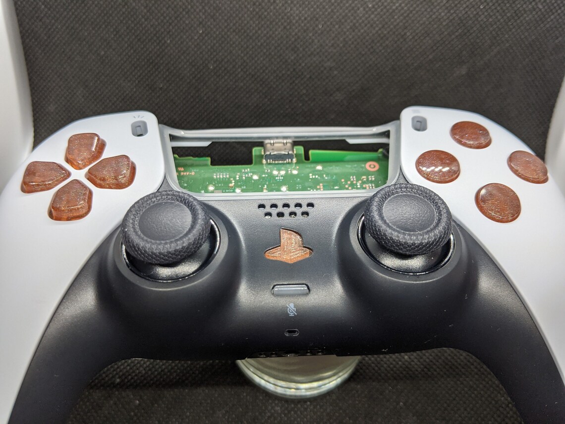 PS5 DualSense Cast Resin Buttons Brown/Green Cola color | Etsy
