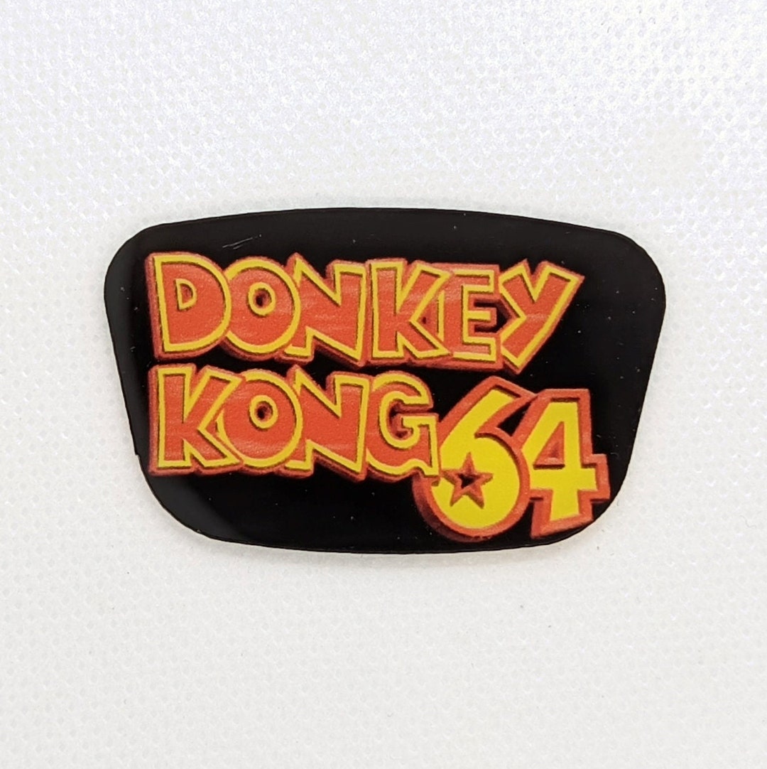 Donkey Kong 64 Logo Custom Nintendo 64 Jewel, Badge, Faceplate - Etsy