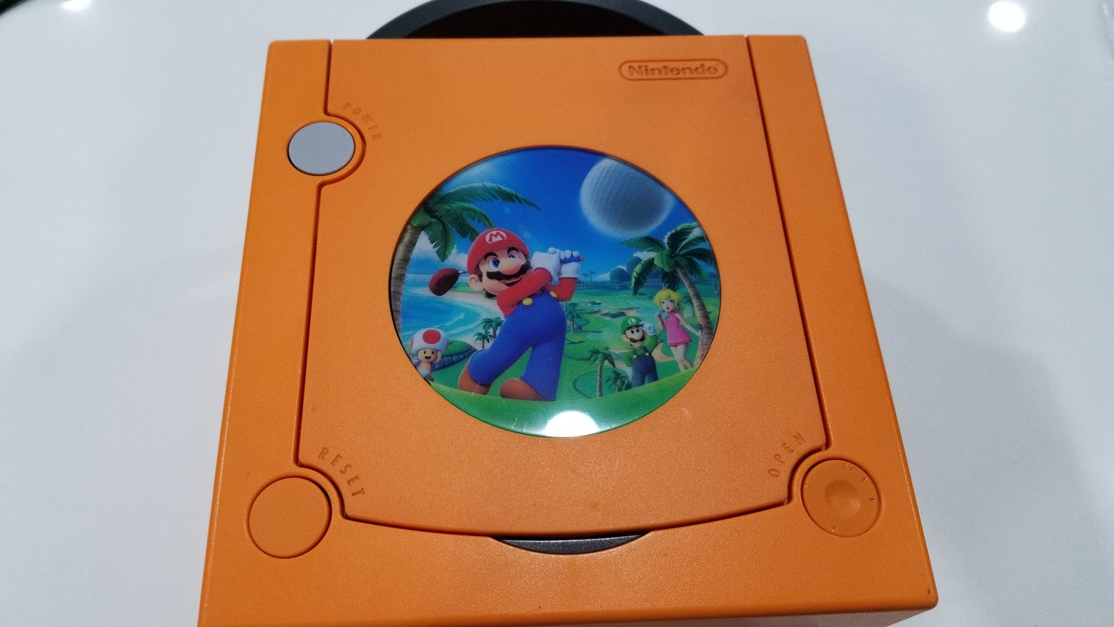 Mario Golf Custom Gamecube Jewel Badge Faceplate | Etsy