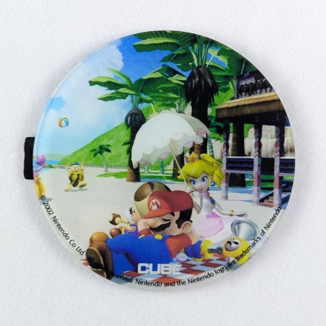 Super Mario Sunshine (cube) Custom Gamecube Jewel, Badge, Faceplate - Etsy