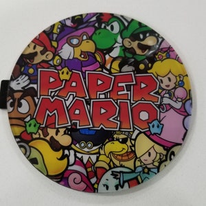Paper Mario Custom Gamecube Jewel, Badge, Faceplate - Etsy