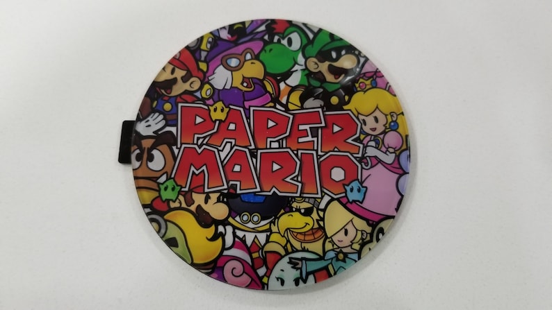 Paper Mario Custom Gamecube Jewel Badge Faceplate - Etsy