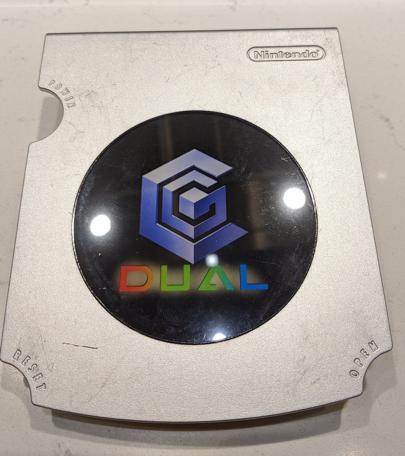 DUAL Custom Gamecube Jewel, Badge, Faceplate - Etsy
