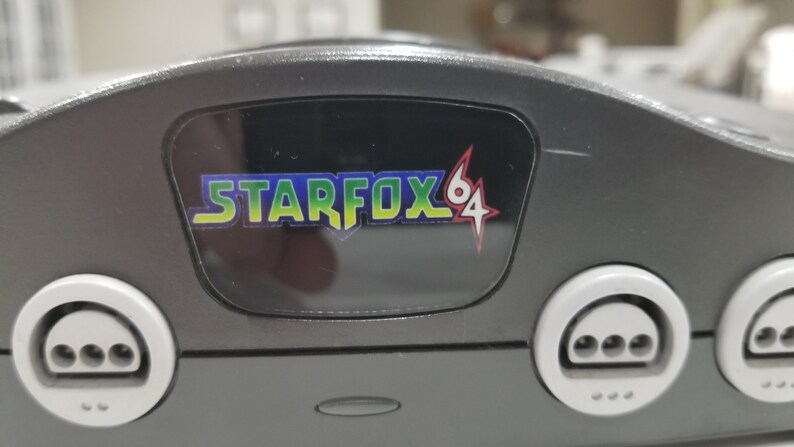 Starfox 64 Custom Nintendo 64 Jewel Badge Faceplate Star - Etsy