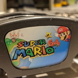 Super Mario 64 Custom Nintendo 64 Jewel, Badge, Faceplate - Etsy