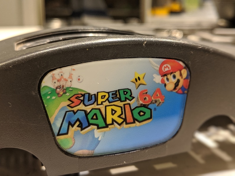 Super Mario 64 Custom Nintendo 64 Jewel, Badge, Faceplate - Etsy