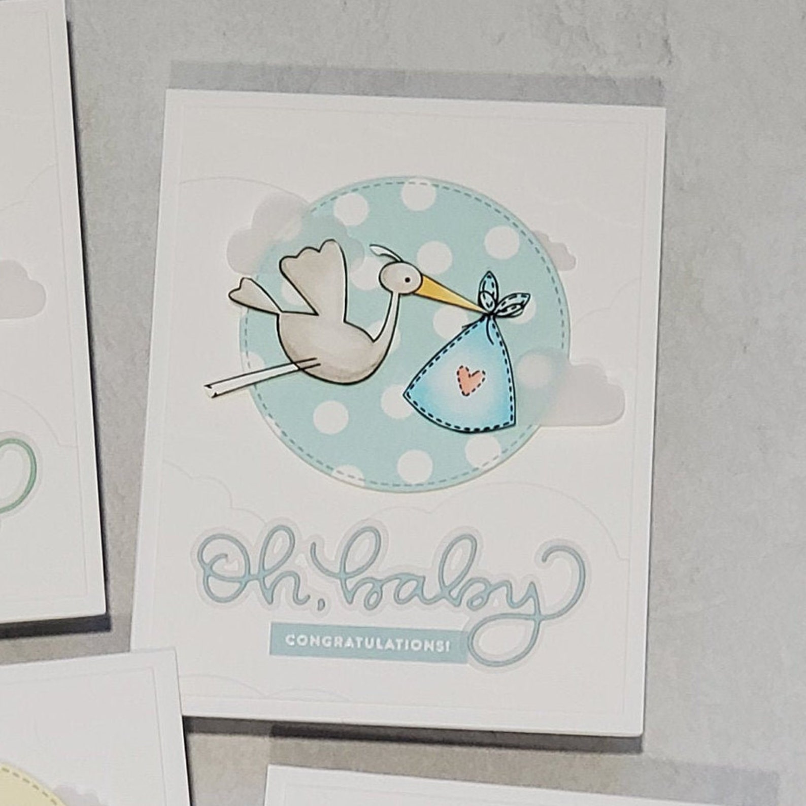 Handmade Baby Card (individual Card) - Boy, Girl, Neutral - Etsy