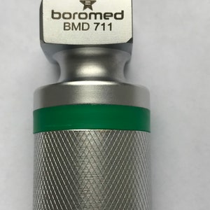 BOROMED Fiber Optic Laryngoscope Mac Set , 4 Blades EMT , Anesthesia ...