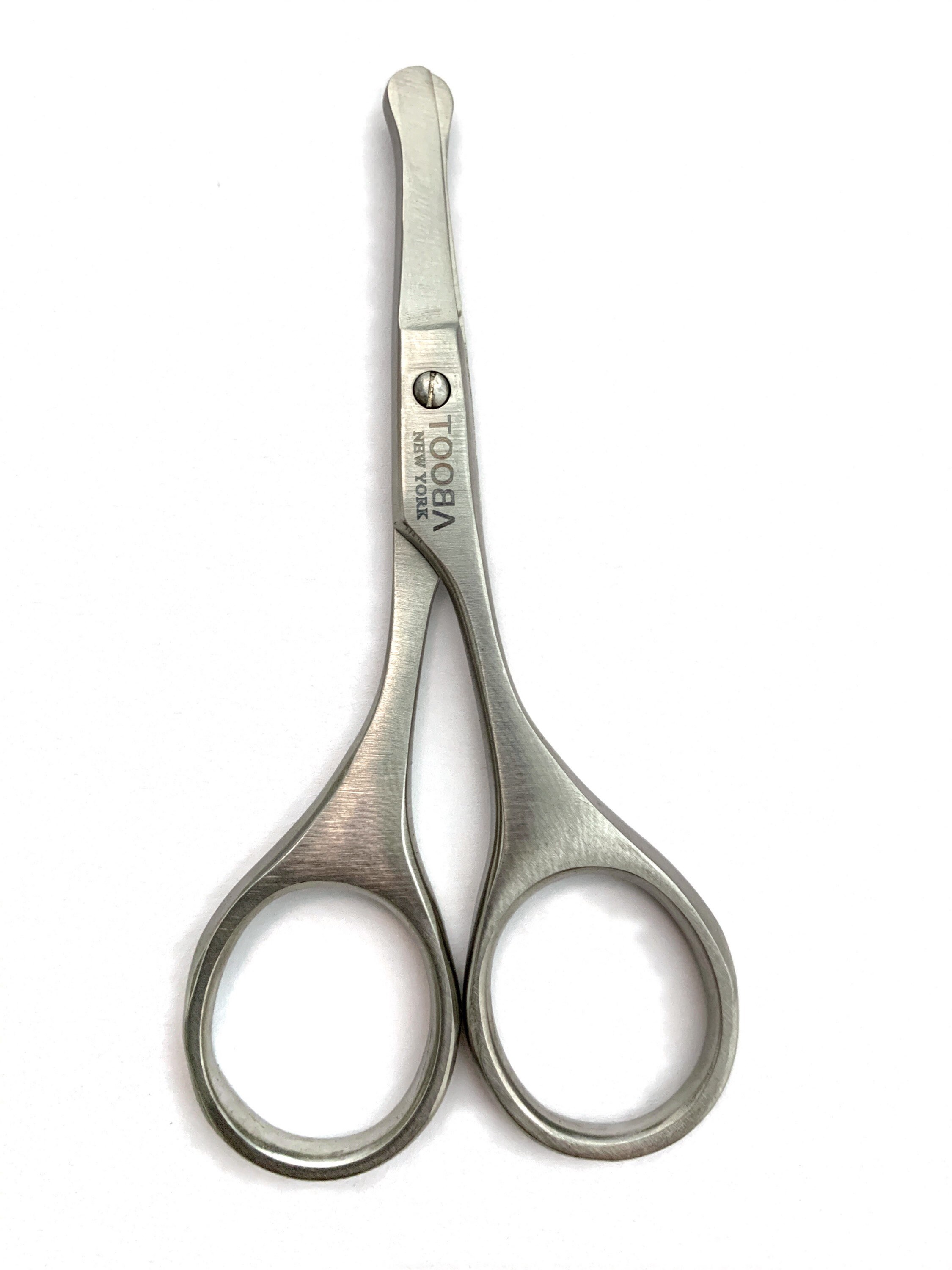 TOOBA Nose and Ear Scissor, Facial Hair Cutting Scissor, Facial ...