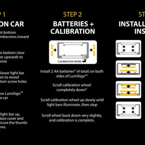Custom Illuminated License Plate Frame by Lumisign No Wires, Battery ...