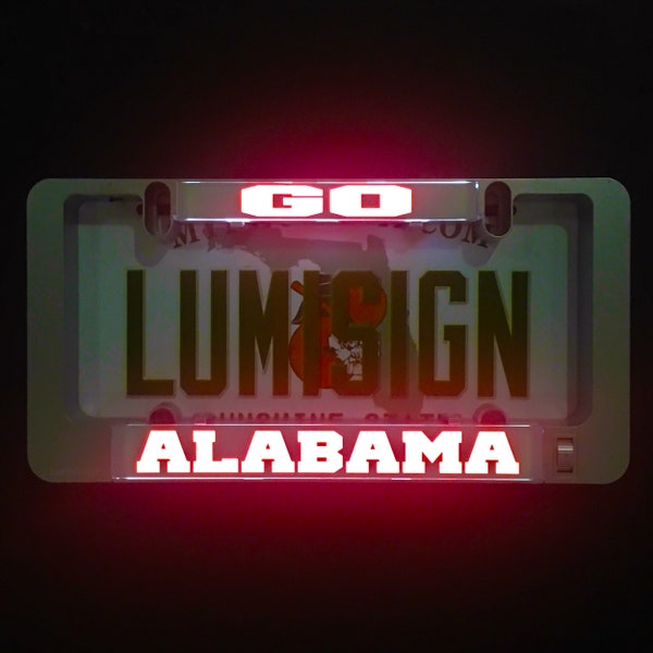 Alabama Football License Plate Frame - Etsy
