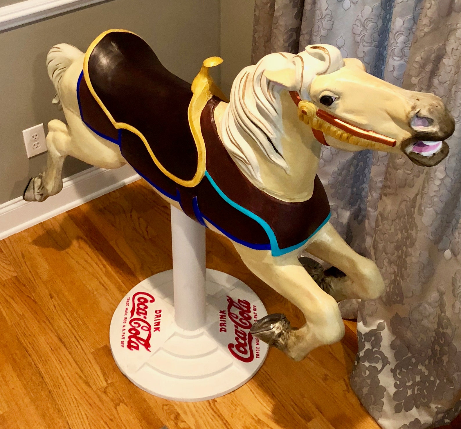 SOLD 1950s Coca-cola Carousel Horse Rare - Etsy Canada