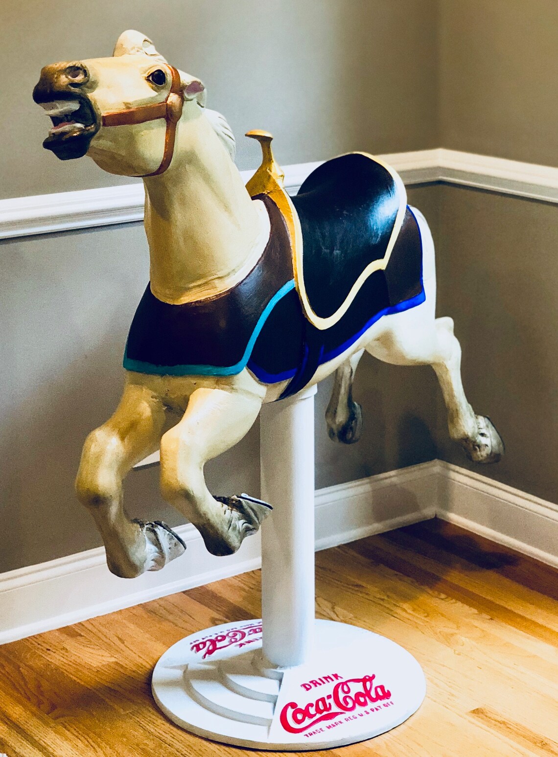 SOLD 1950s Coca-cola Carousel Horse Rare - Etsy Canada