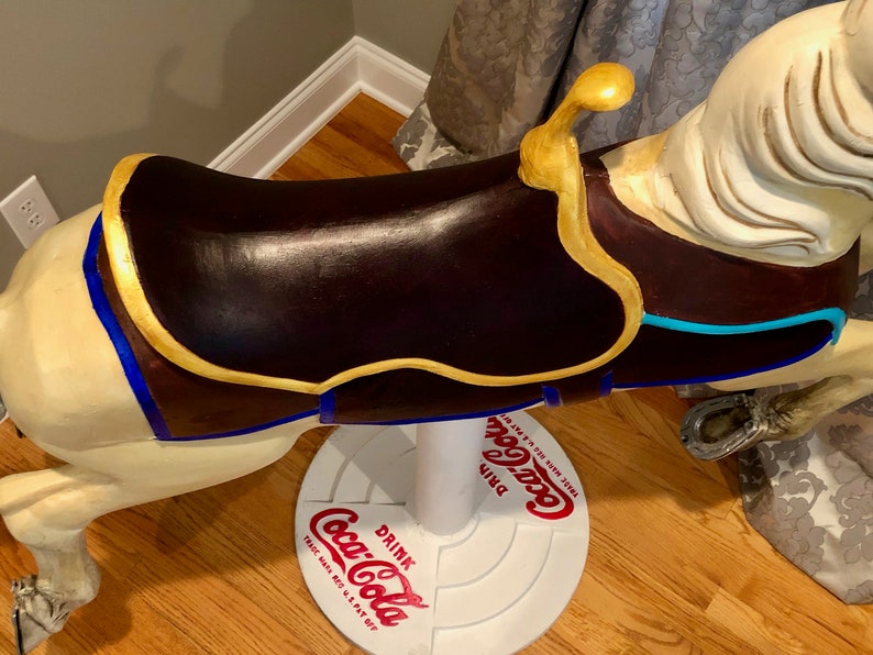 SOLD 1950s Coca-cola Carousel Horse Rare - Etsy Canada