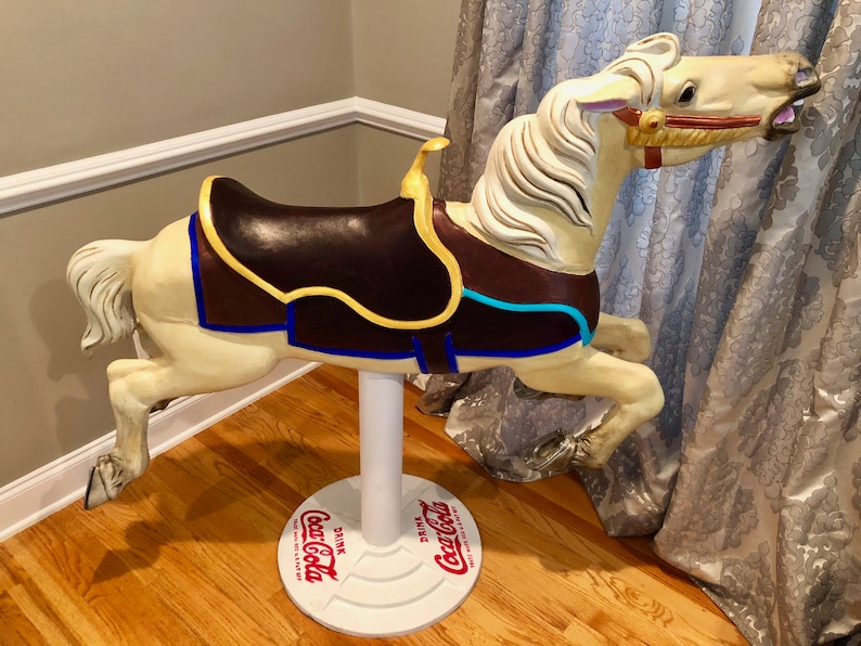 SOLD! - 1950’s Coca-cola Carousel Horse – Rare!! - Etsy