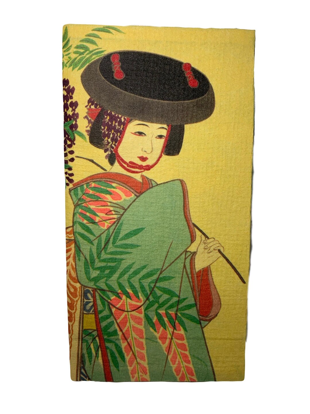 Vintage Zemliya Japanese Paper Wallet W/ Original Packaging Geisha With ...