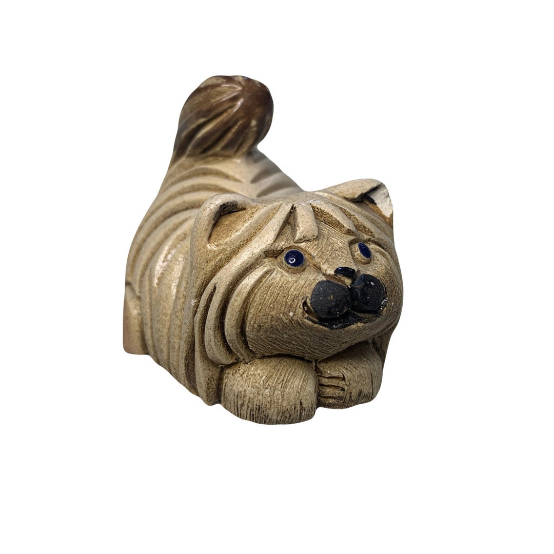 Vintage Artesania Rinconada Himalayan Cat Figurine Uruguay Stoneware ...