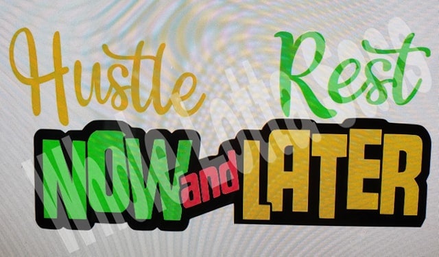 Now and later svg - umdon