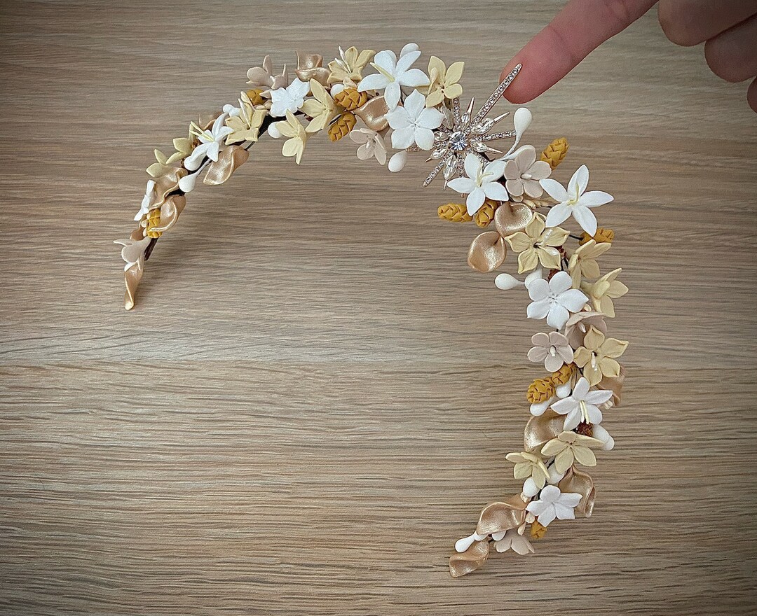 Tiara de porcelana, tiara de novia, tiara porcelana, tiara novia ...