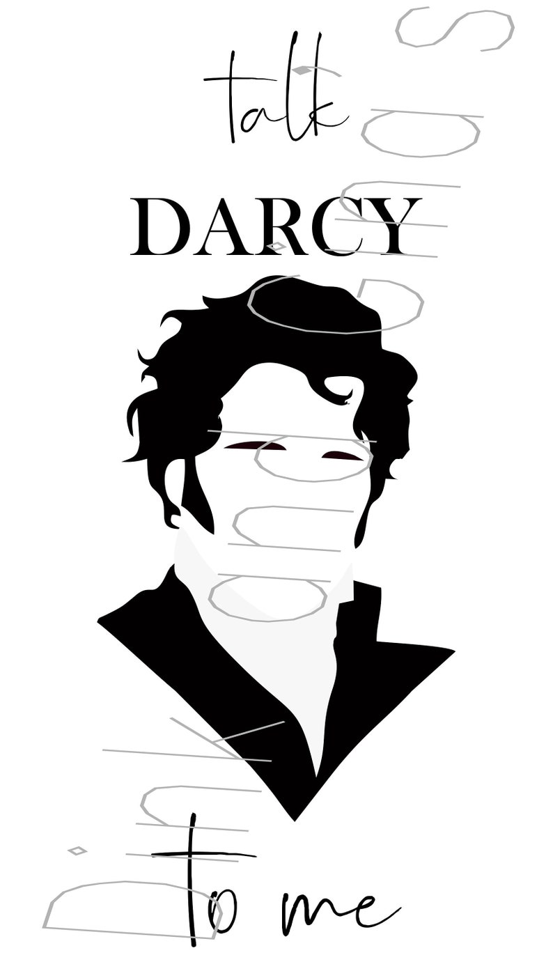 Háblame darcy Jane Austen svg Darcy svg Laser Cut FILE ONLY svg Cut ...