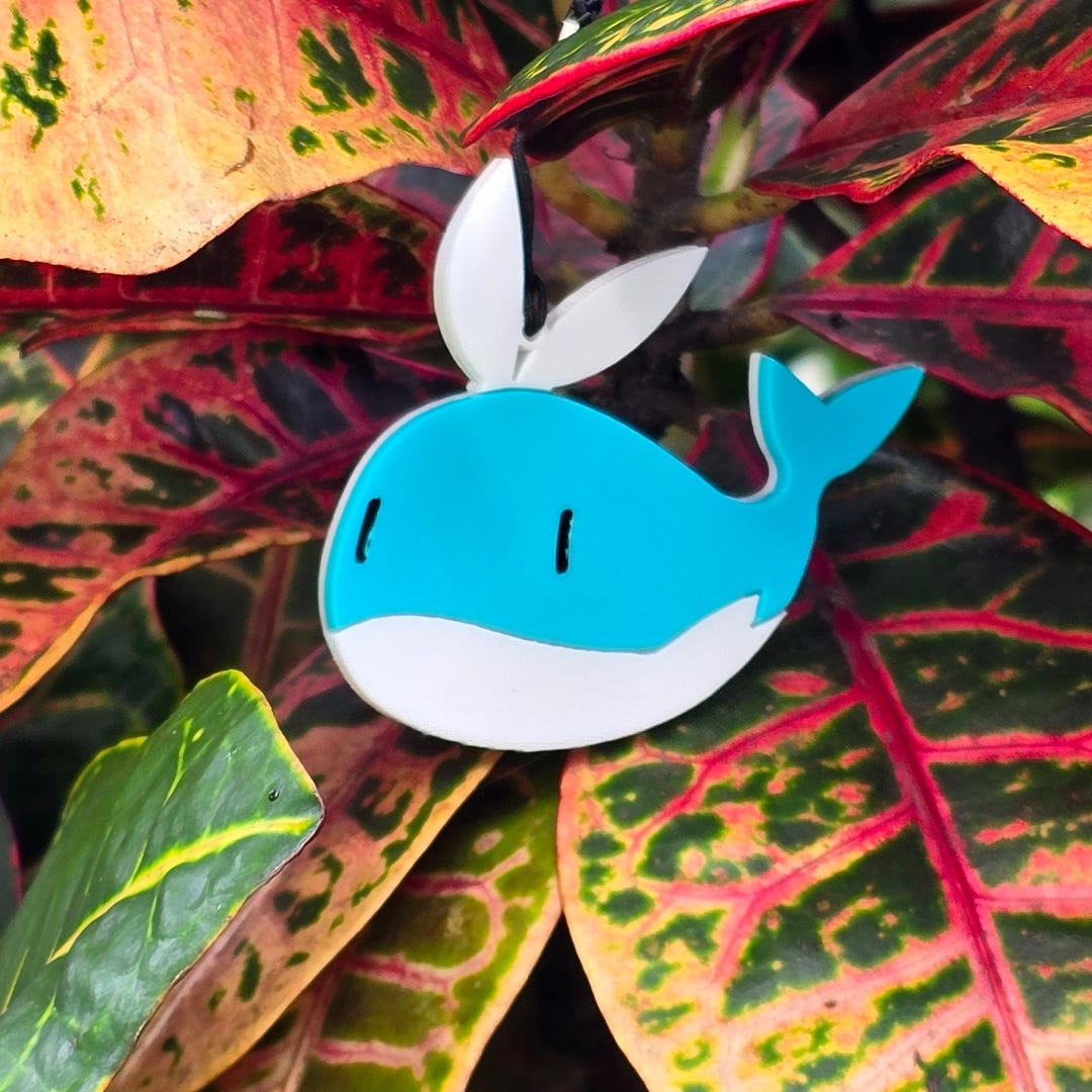 Blue Archive Whale Keychain - Etsy