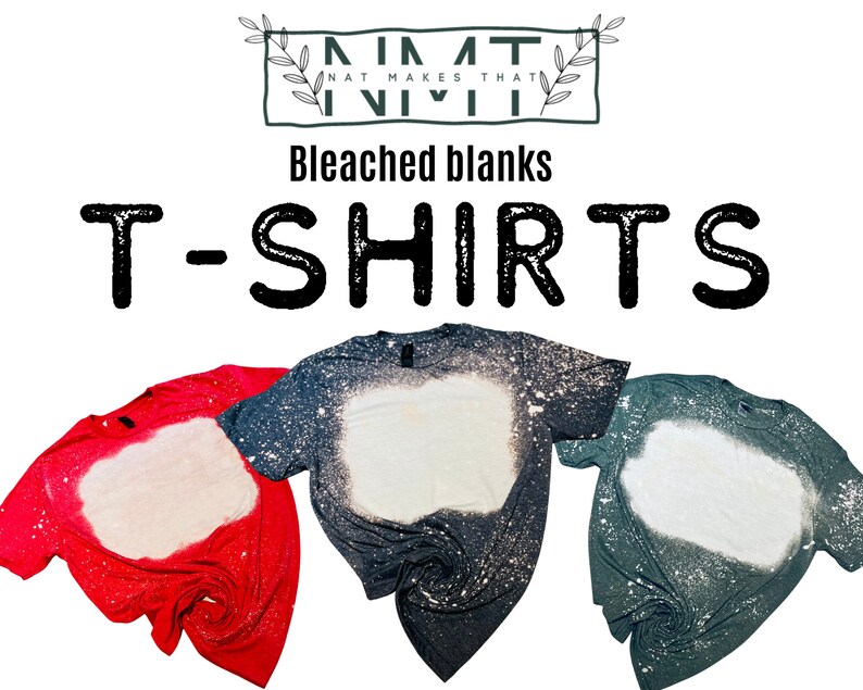 Sublimation Bleached Blanks- T-shirts - Etsy