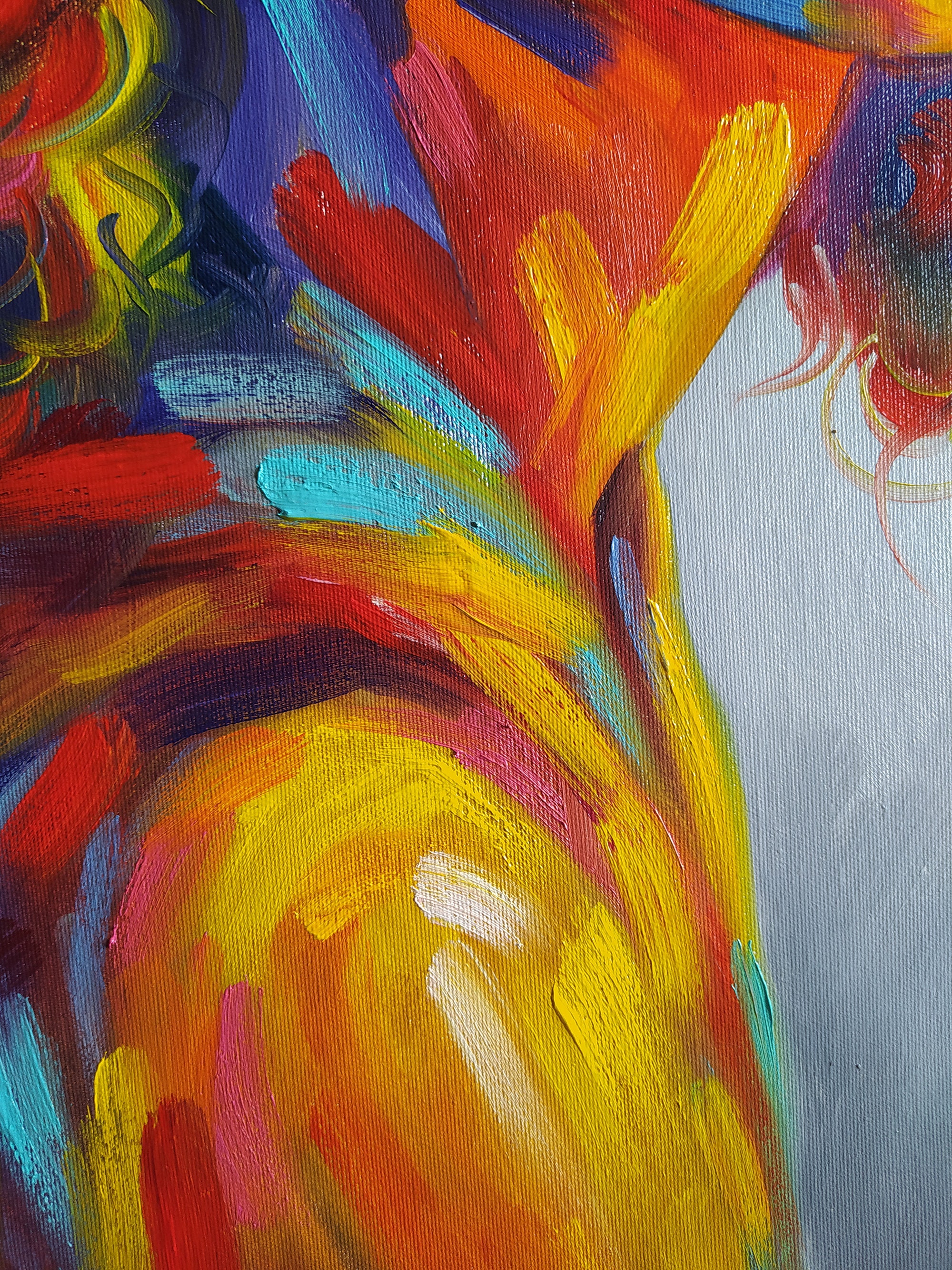 Expression Portrait Oil Painting Woman Face Oil Painting - Etsy