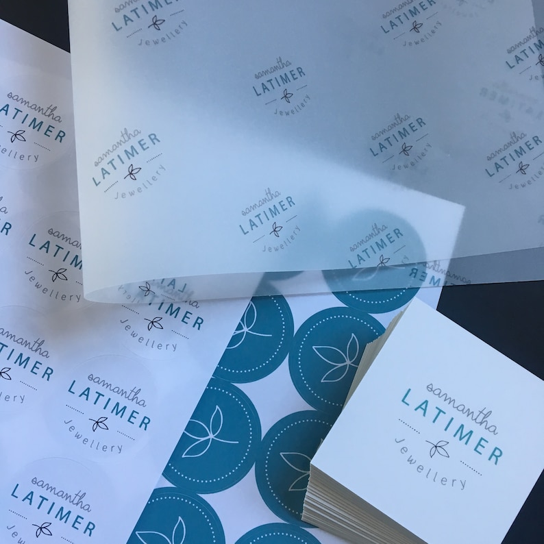 Personalised Wrap Logo Wrapping Vellum Wrap Brand - Etsy UK