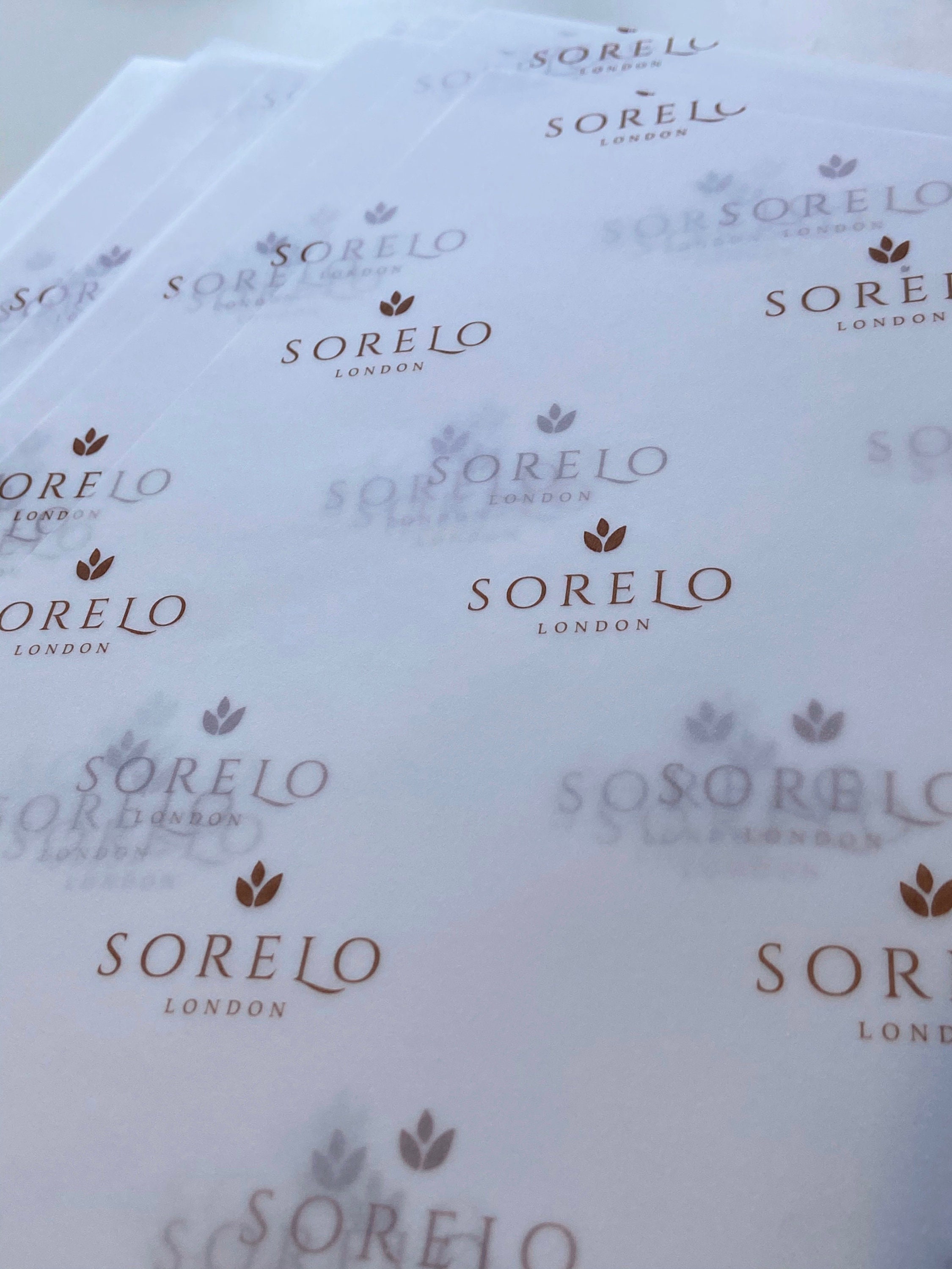 Personalised Wrap Logo Wrapping Vellum Wrap Brand | Etsy UK