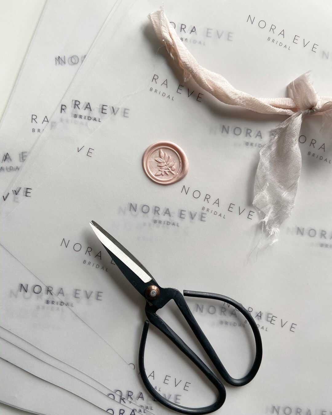 Personalised Wrap Logo Wrapping Vellum Wrap Brand Packaging Bespoke ...