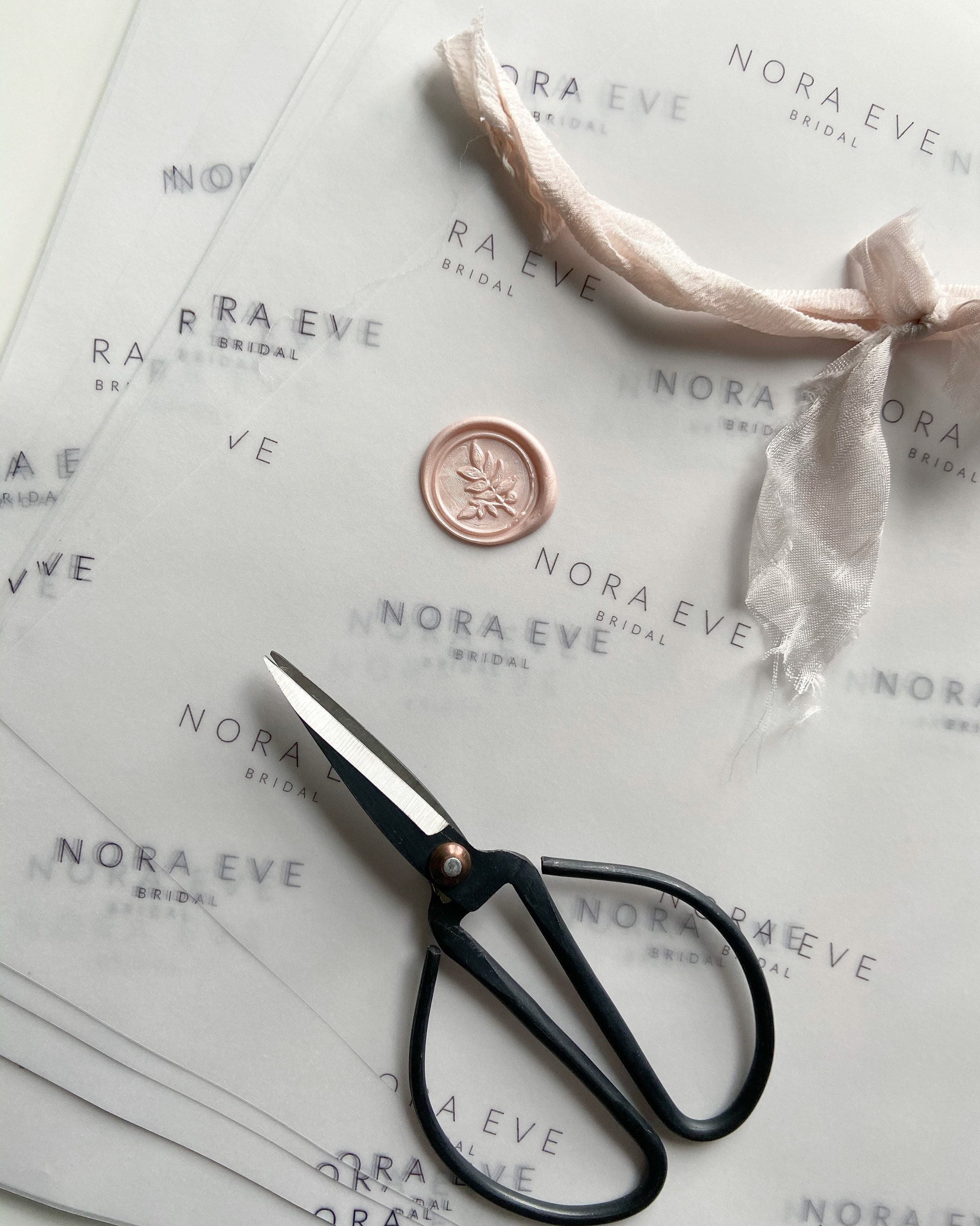 Personalised Wrap Logo Wrapping Vellum Wrap Brand | Etsy UK