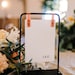 Wedding Table Numbers | Table Names | Modern Table Number | Hanging ...