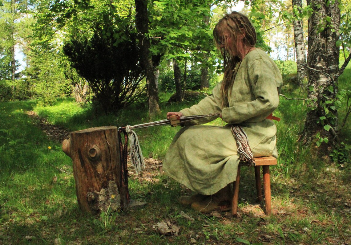 Tablet Woven Belt 3,5m UNIQUE 100% Wool Keys and Combs Tablet Weaving Tunic Belt Medieval - Etsy