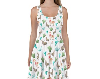 Fishman Donut Patterned Skater Dress Phish Apparel for Women | Etsy