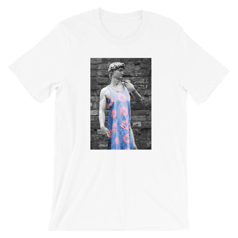Phish Fishman Donut Dress on David Statue YEM Phish Shirt - Etsy