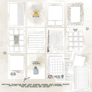 2024 Witch's Year Planner Book of Shadows Grimoire Magick Journal Magic ...