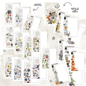 2024 Witch's Year Planner Book of Shadows Grimoire Magick Journal Magic ...