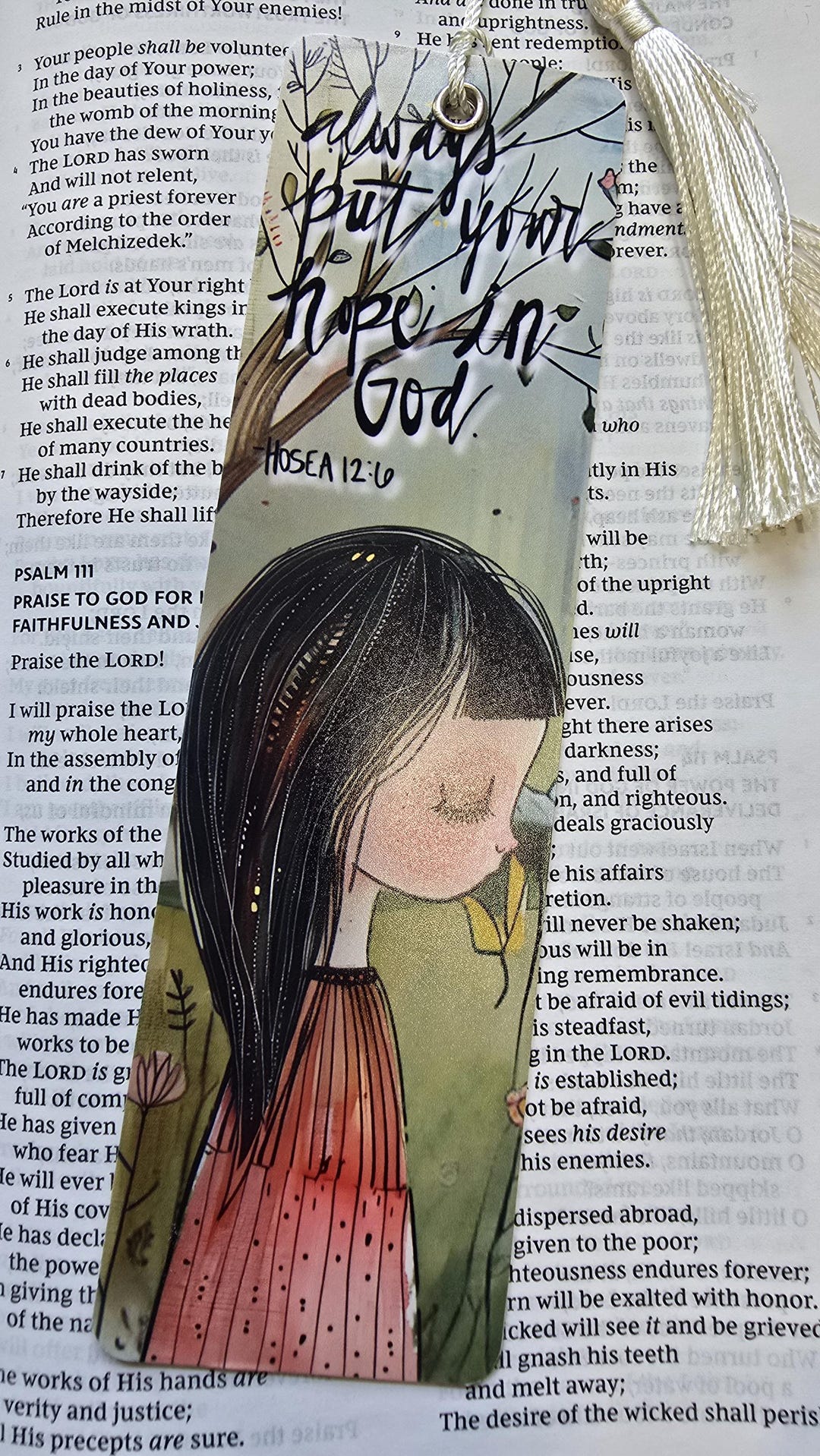 Encouraging Christian Faith Bookmark Bible Book Mark "always Put Your ...