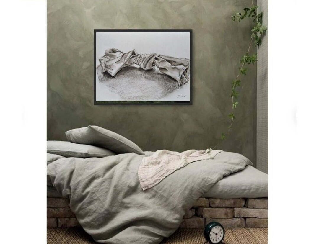 Drawing, Unique, Original, Drawing Charcoal - Chalk, the Knot, Black ...