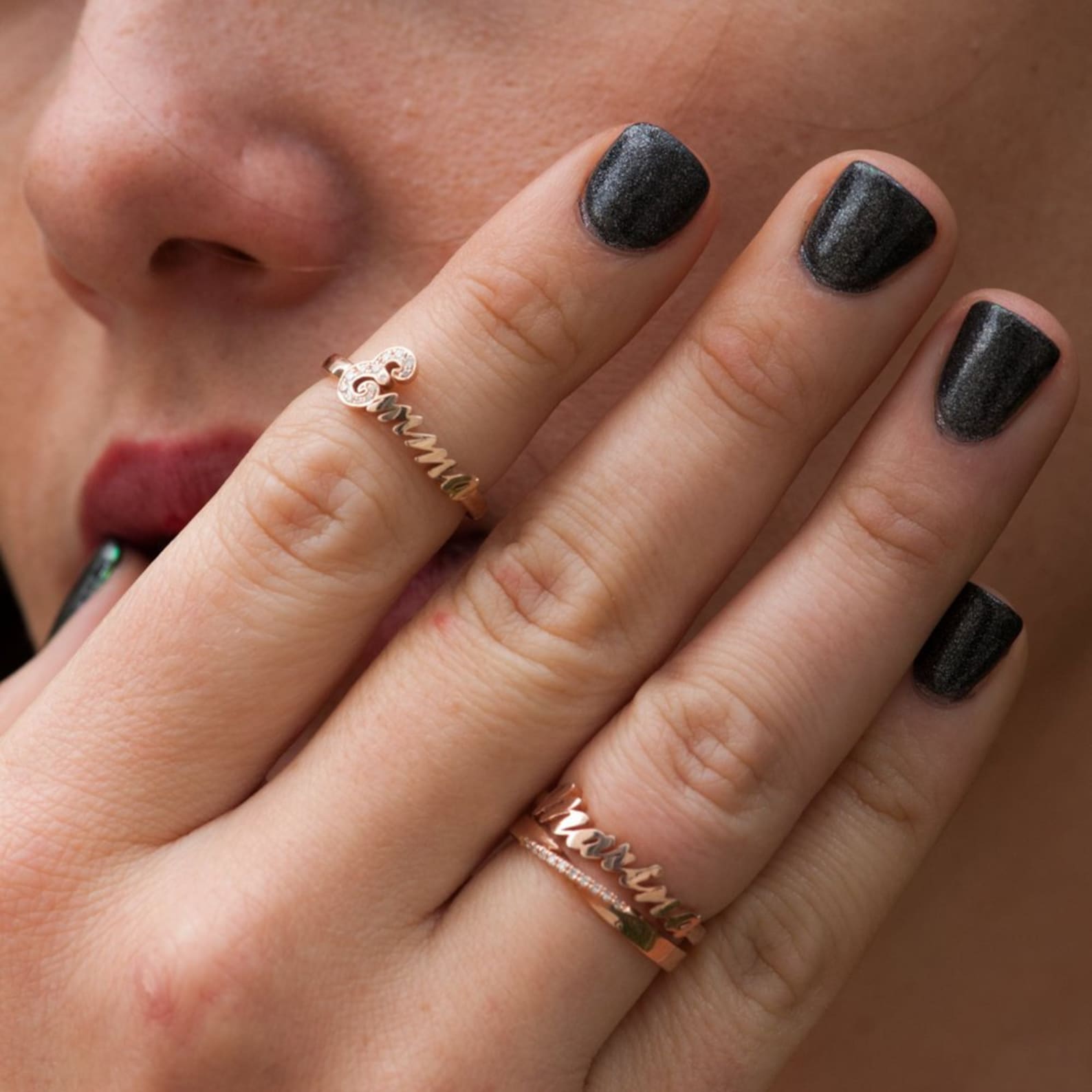 Mobius Ring Gold Mobius Ring Delicate Ring Diamonds Mobius - Etsy