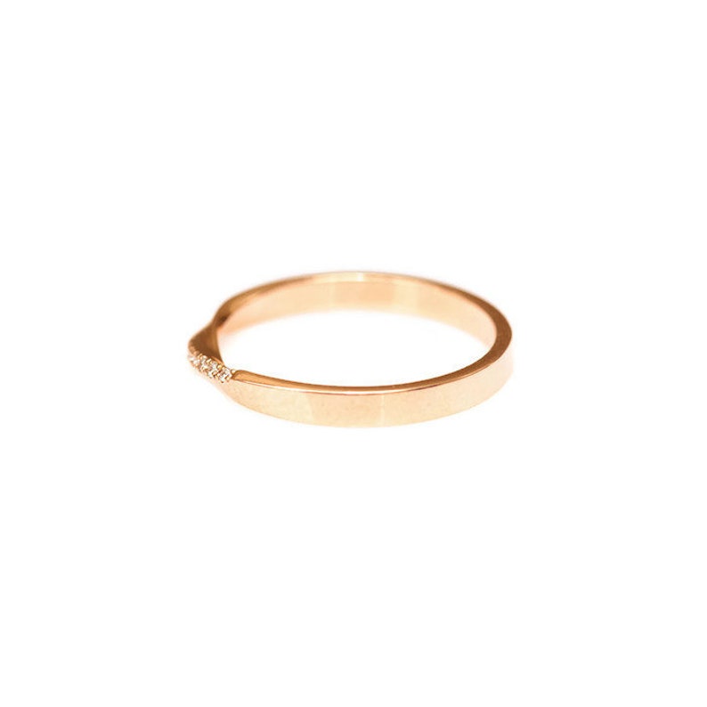 Mobius Ring Gold Mobius Ring Delicate Ring Diamonds Mobius - Etsy