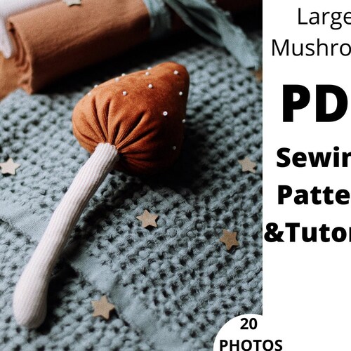 Toadstool Pdf Sewing Pattern - Etsy
