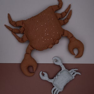 Crab Sea Life Creature Soft Stuffed Toy Sewing PDF Pattern and Tutorial ...